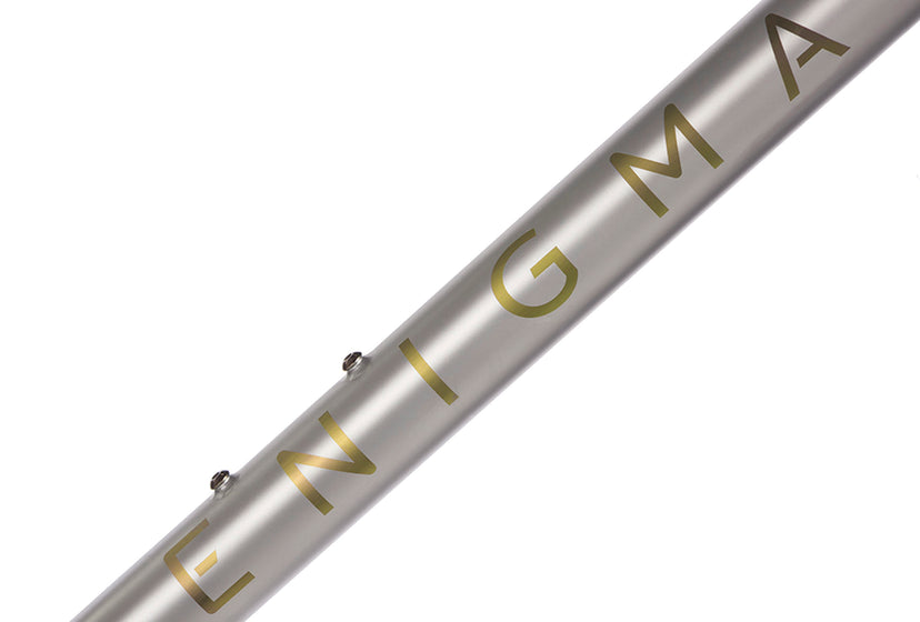 Satin Bead Finish / Gold Logos – Enigma Bicycle Works