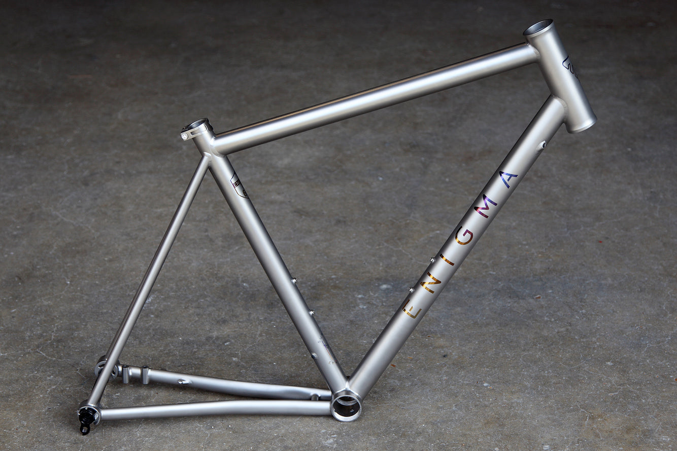 Excel Titanium Road Frame | Size 57cm/Custom – Enigma Bicycle Works