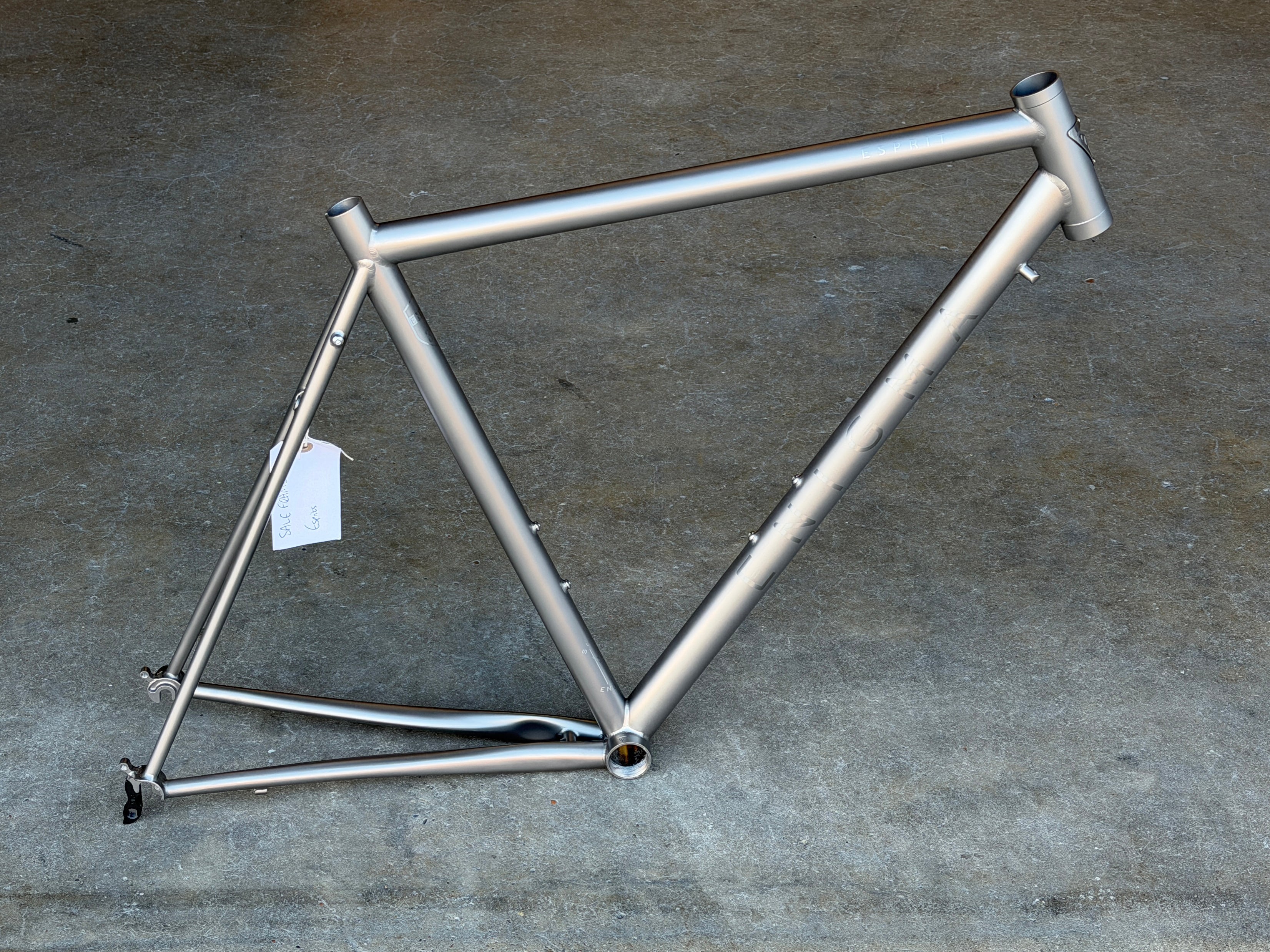 Esprit Titanium Road Frame 54cm | UK Made | Classic Rim Brake | Enigma ...
