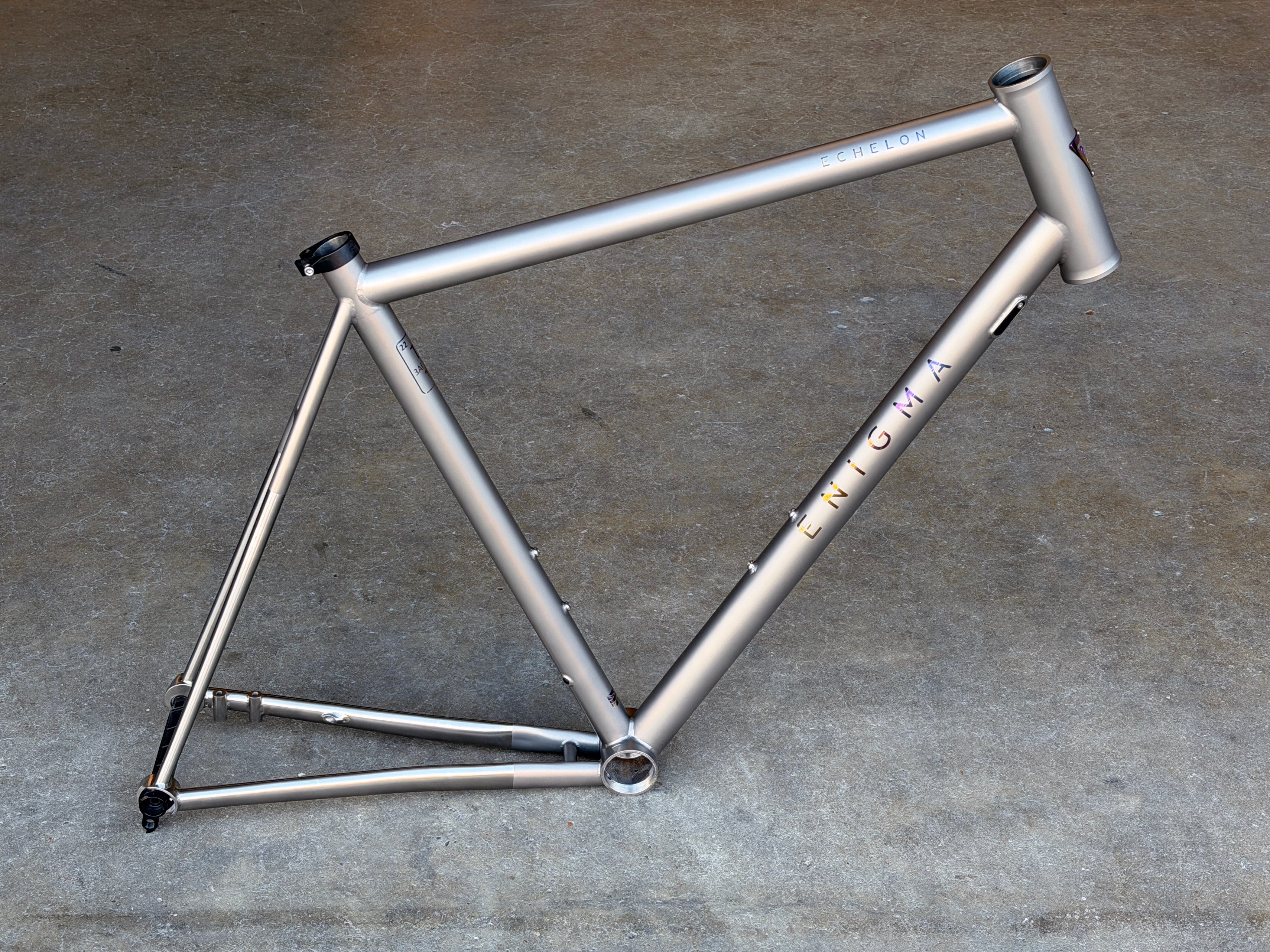 Echelon Titanium All-Road Frame | UK Made | Size 58cm – Enigma Bicycle ...