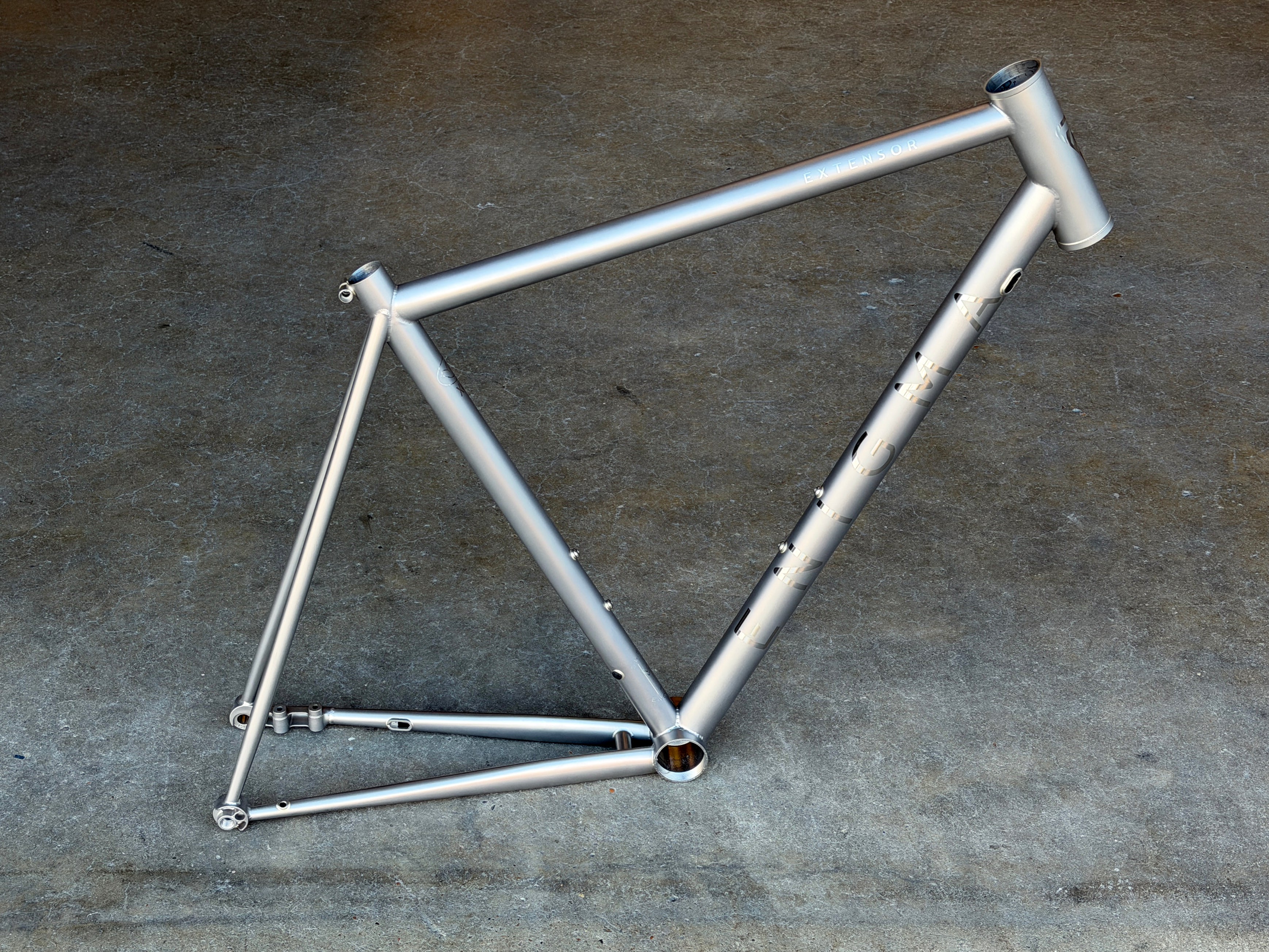 Extensor XCR Stainless Steel Disc Frame 56cm | UK Made | Enigma Bikes ...