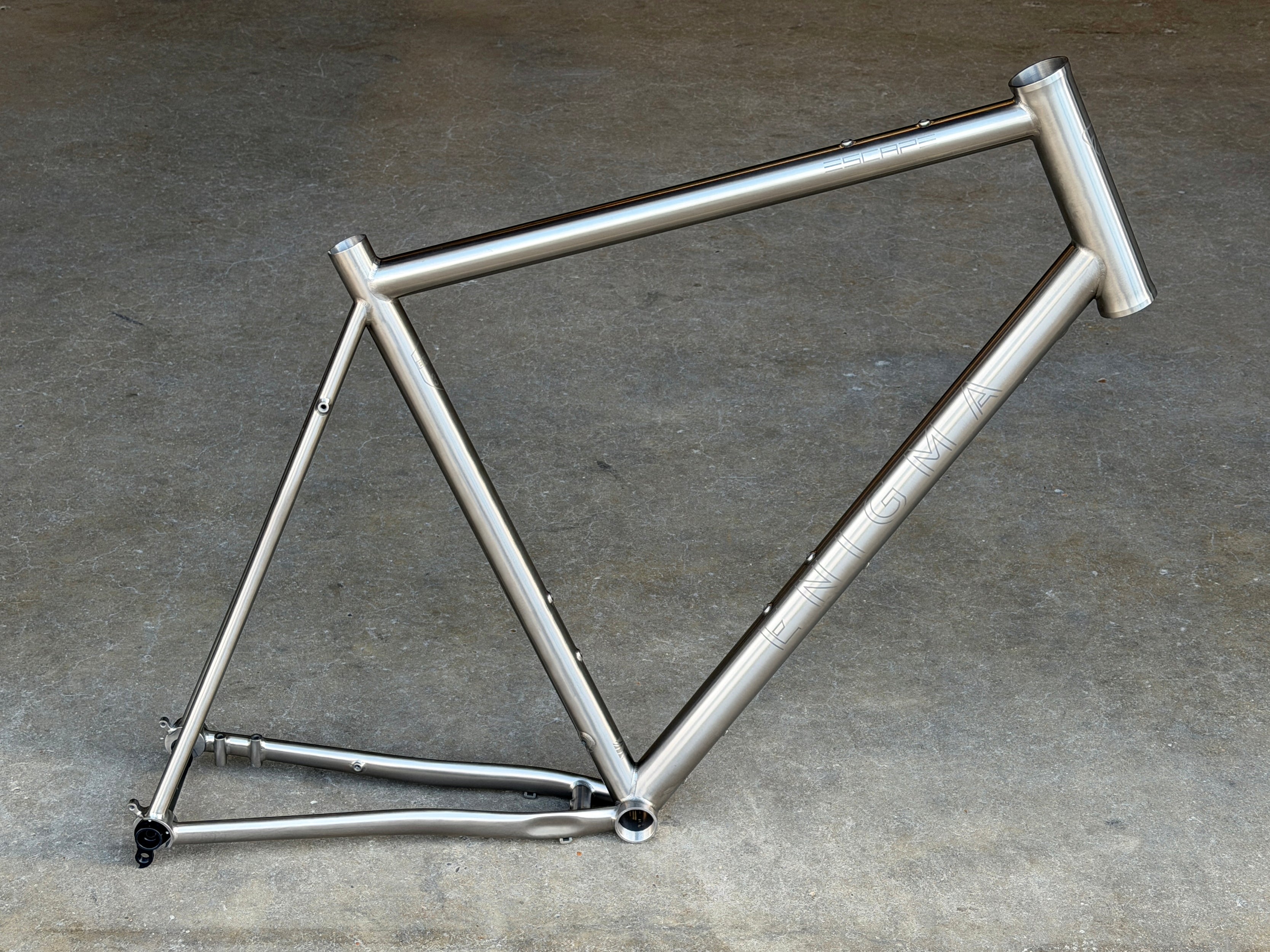Escape Titanium Adventure/Gravel Frame | Size 60cm – Enigma Bicycle Works
